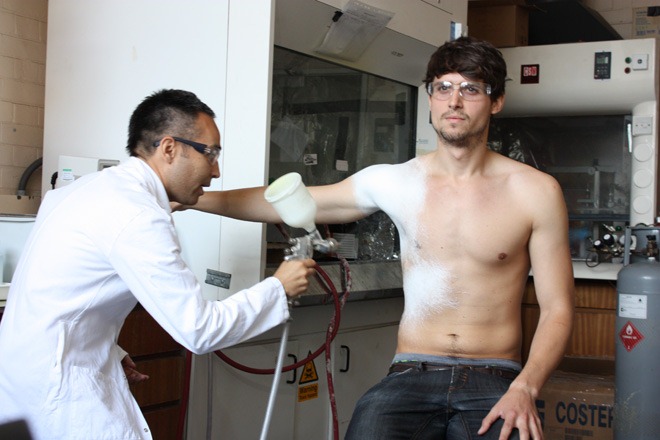 Designers Create World’s First Spray On Cloth | Amusing Planet